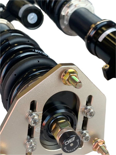 FRONT PAIR ONLY: BC Racing AE86 ER Series Coilover Double Adjustable ...